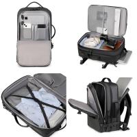 China Large-Capacity Oxford Laptop Backpack LD9903 15.6 Inch Expandable Travel Daypack Custom Logo for sale