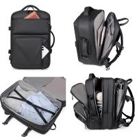 China Travel Oxford Laptop Backpack LD9907 15.6 Inch Extended 30cm Business Commuter Bag Custom Logo for sale