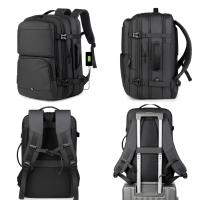 China Versatile Oxford Laptop Backpack LD9908 15.6 Inch Expandable Waterproof Travel Daypack Custom Logo for sale