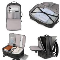 China Versatile Oxford Laptop Backpack LD9908 15.6 Inch Expandable Waterproof Travel Daypack Custom Logo for sale