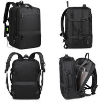 China Compact Oxford Laptop Backpack LD9901 15.6 Inch Expandable Waterproof Commuter Daypack Custom Logo for sale