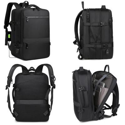 China Compact Oxford Laptop Backpack LD9901 15.6 Inch Expandable Waterproof Commuter Daypack Custom Logo for sale