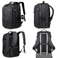 China Weekender Oxford Laptop Backpack LD9905 15.6 Inch Expandable Waterproof Travel Bag Custom Logo for sale