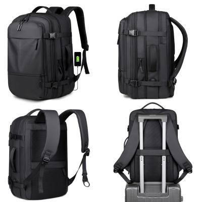 China Weekender Oxford Laptop Backpack LD9905 15.6 Inch Expandable Waterproof Travel Bag Custom Logo for sale