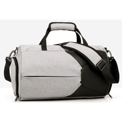 China Nylon Gym Duffel Bag With Wet Pocket / Shoes Compartment for sale