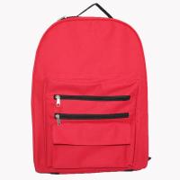 China Ultra Light Simple Polyester Primary School Backpack for sale