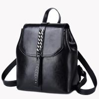 China Waterproof Leisure Ladies Two Layer Cowhide Duffel Backpack for sale
