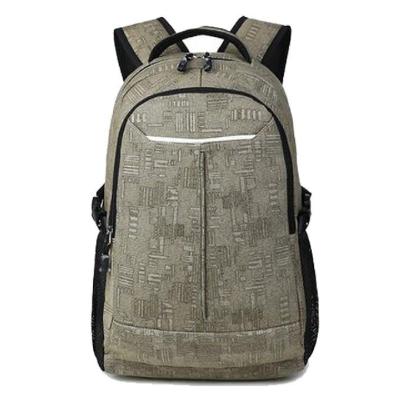 China Unisex Washable Canvas School Backpacks 30x16x45cm for sale