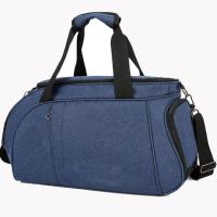 China Versatile Unisex Nylon Sports Gym Bag With Wet Pocket And Shoes Compartment for sale