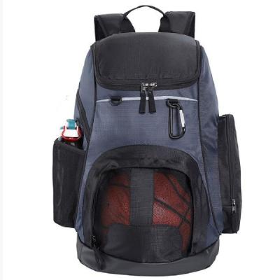 China Basketball Gym Sport Backpack With Big Front Mesh Compartment And Two Side Pockets for sale