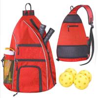 China Custom Outdoor Reversible Crossbody Sport Tennis Racket Sling Bag for sale