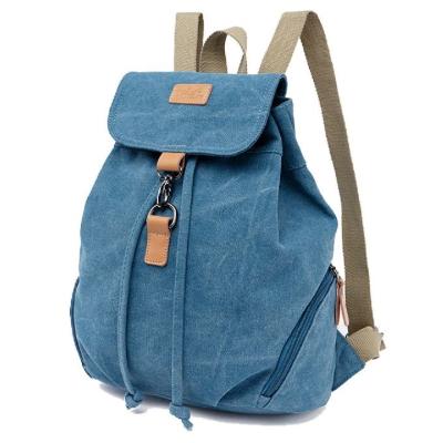 China ODM Stylish Canvas College School Backpack For Girls for sale