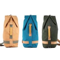 China Single Shoulder Cylinder Canvas Outdoor Sports Backpack for sale