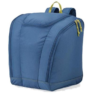 China 600D Snowfalke Trapezoid Ski Boot Bag With Straps And Zippered Compartments for sale