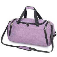 China 42L Polyester Snow Fabric Ladies Luggage Bag With Shoe Compartment for sale