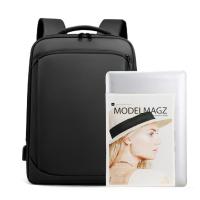 China Unisex Waterproof Notebook Backpack With USB Charging Port for sale