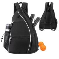 China Large Capacity Nylon Crossbody Shoulder Sling Bag For Pickleball for sale