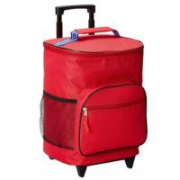 China Custom Logo Shopping Storage Trolley Cooler Bag Trolley Cart Cooler Bag for sale