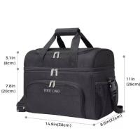 China Soft Lightweight Portable Cooler Tote Bag Cooling Picnic Box With Large Pocket for sale