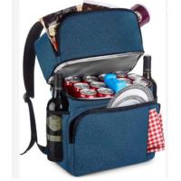 China Oem 4 Person Reusable Insulated Cooler Bags Food Storage Picnic Carrying Backpack for sale