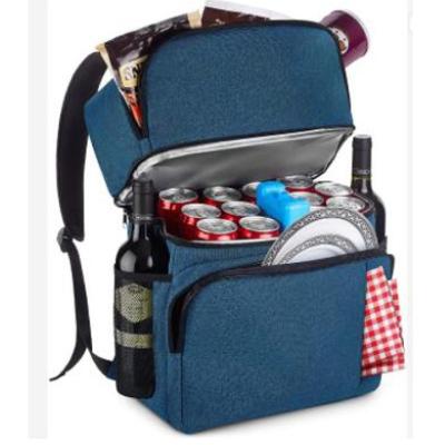 China Oem 4 Person Reusable Insulated Cooler Bags Food Storage Picnic Carrying Backpack for sale