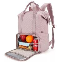 China Custom Logo Women Insulated Cooler Lunch Bag Multifunction Soft Waterproof for sale