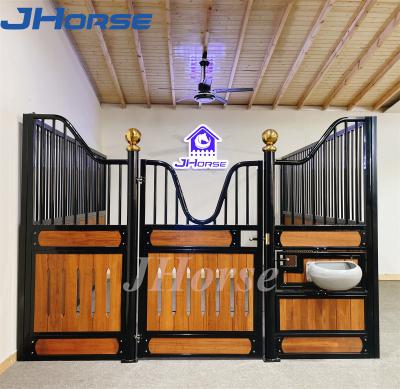 China Permanent Horse Stall Fronts 12foot Pine Infill for sale
