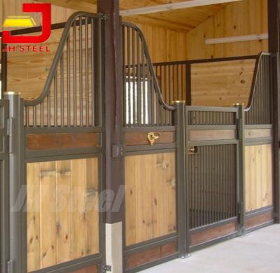 China Hot Dipped Galvanized Horse Stall Panels Steel Frame Permanent Standard for sale