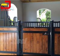 China Swing Door Metal Aluminum Portable Horse Stall Panels Powder Coating Assembled for sale