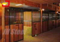 China Horse Riding Club Prefab Horse Stalls , Powder Coated Metal Horse Stalls for sale
