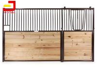 China Bamboo Infill Luxury Powder Coated 10ft Horse Stable Barn for sale