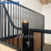 China Professional Aesthetic Prefab Portable Horse Stall Fronts With Broad Door for sale