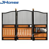 China Classic Equine 14 Foot Barn Stall Fronts Galvanized Horse Stall Equipment Stable Covered for sale