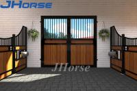 China Portable Horse Stall Panels For Barns / Metal Horse Stall Doors 1200*2200mm Size for sale
