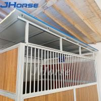 China 2.2m Prefabricated Horse Stalls Fronts Side Panel Partitions Dividers 10ft 12ft for sale