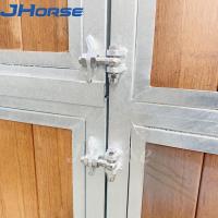China Galvanized Full Bamboo Portable Horse Box Stalls 3.5m 3.6m Steel Frame for sale