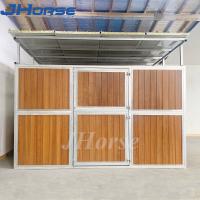 China Eco Friendly Husbandry Equipment Horse Stables Panels With Roof for sale