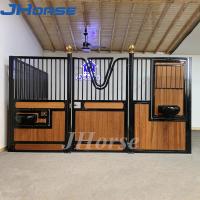 China Swing Door Higher Luxury Style European Horse Stalls With Yoke Stable Front for sale