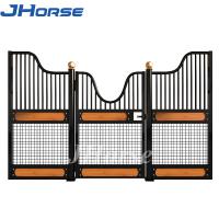 China Customized European Horse Stalls Doors With Bamboo Wood for sale
