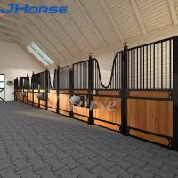 China 12 Feet 14 Feet Horse Stall Fronts Bamboo Wood Filling for sale