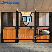 China 12 Feet 14 Feet Horse Stall Fronts Bamboo Wood Filling for sale