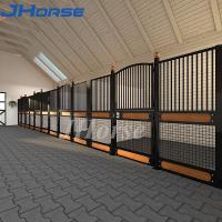 China Custom Security Permanent Bamboo European Horse Stall Hot Dipping Galvanized for sale