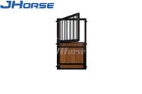 China Customized Bamboo Wood Stable Horse Barn Door Hot Dip Galvanized for sale