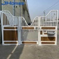 China High Strength Steel Tube Frame prefab metal horse stables With Roof long lasting for sale