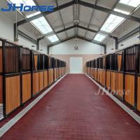 China Luxury Type Steel Mesh Horse Stalls Power Coated Corrosion Protection for sale