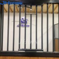 China Bamboo Steel Stable European Horse Stalls With Sliding Door for sale