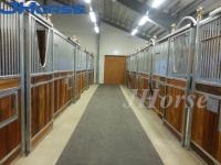 China Weatherproof Bamboo Horse Stable Stall Customized With Sliding Type Door for sale