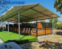 China 4 X 4m Regular Tube Frame Q235 Horse Stall Front Kits for sale