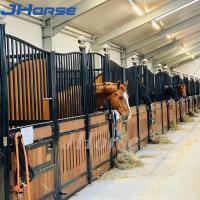 China Heavy Duty European Style Horse Stable Box Stall Fronts 3.6m Long Life for sale