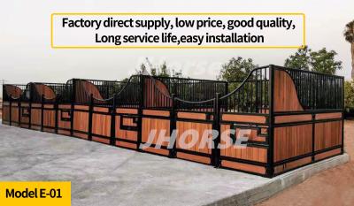 China Heavy Duty Hot Dip Galvanized Equestrian Stall Horse Stall Panels 12ft Rustproof for sale